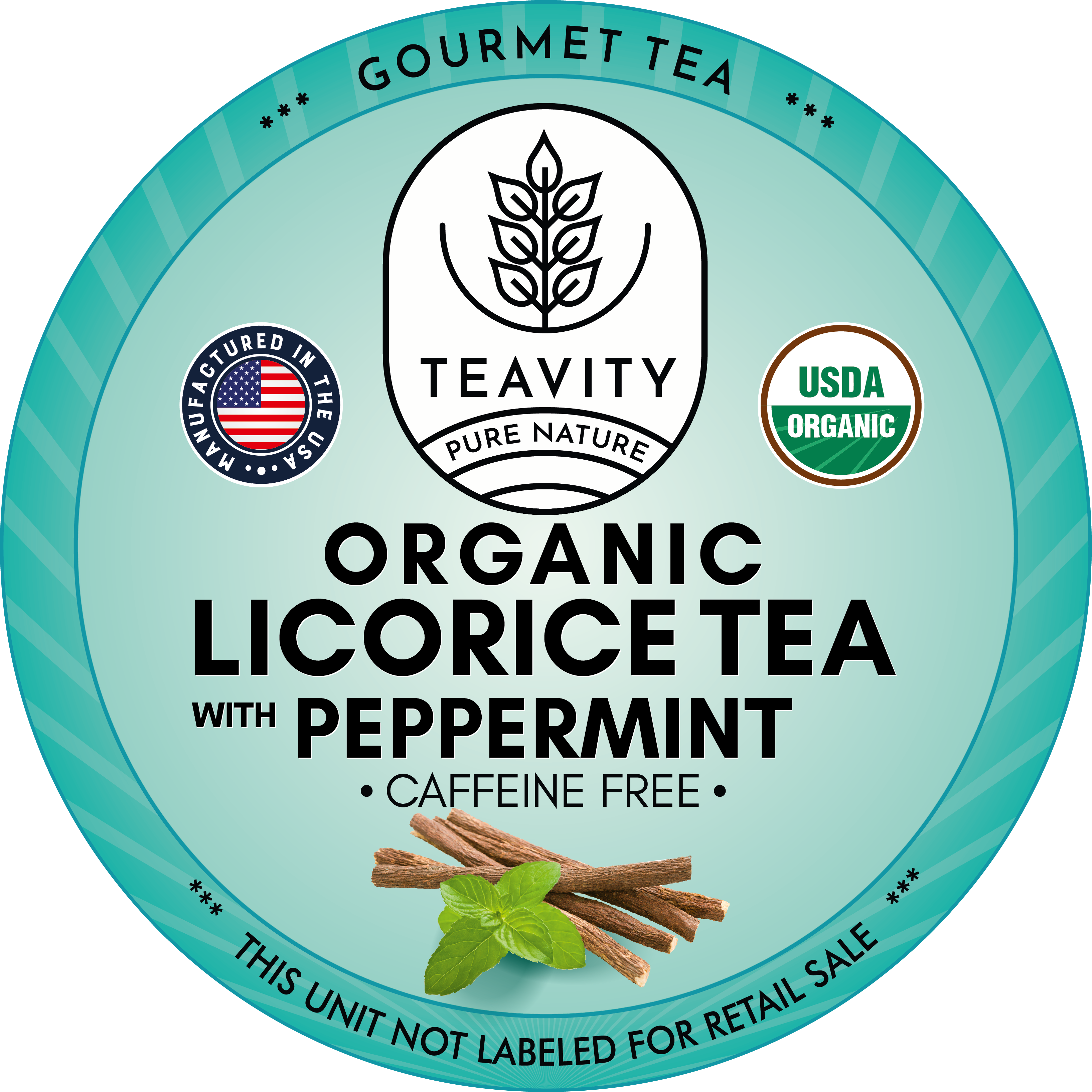 Organic Licorice Mint Tea Pods – Decaf Sweet & Refreshing Herbal Blend ...